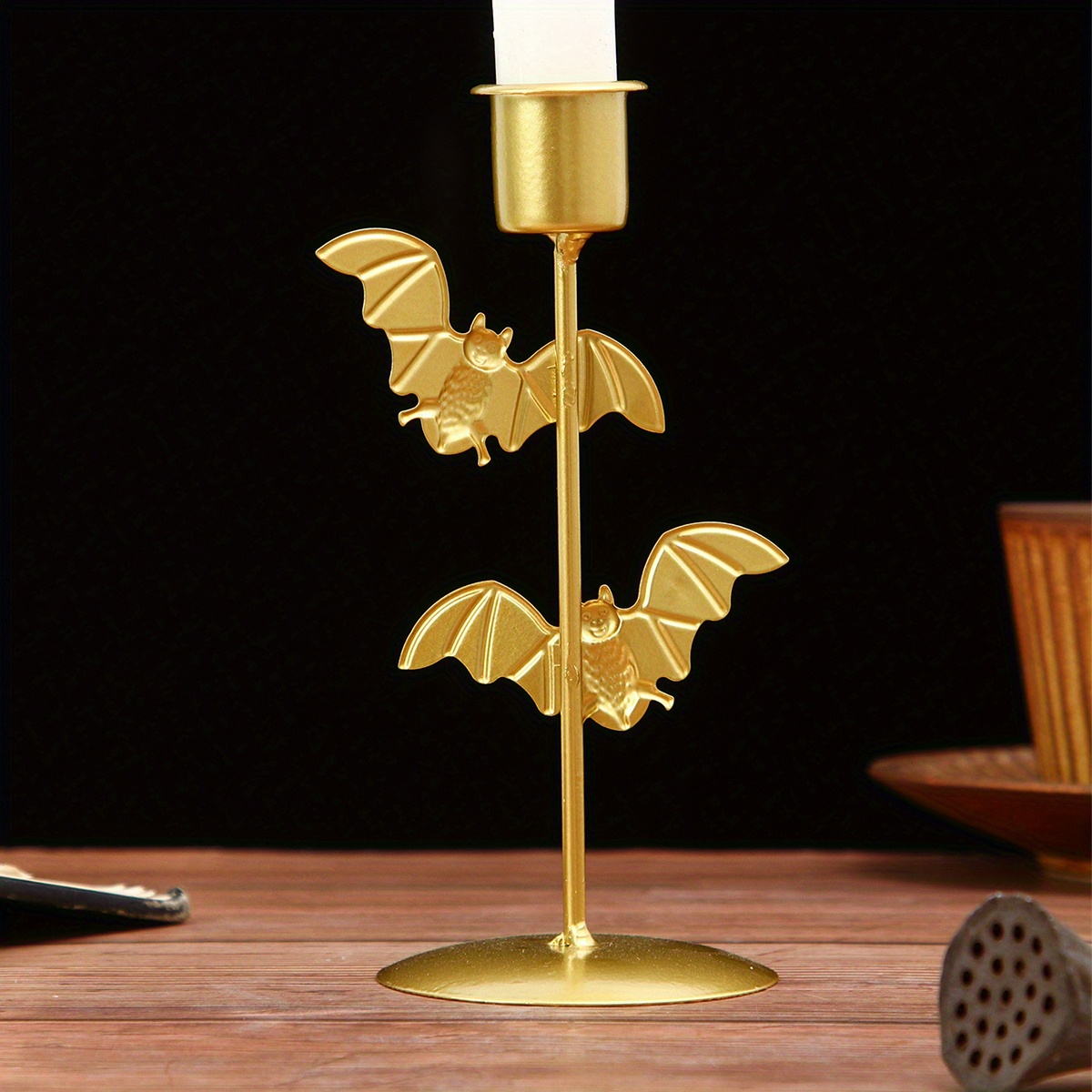 halloween iron bat candle holder centerpiece art - Temu Canada