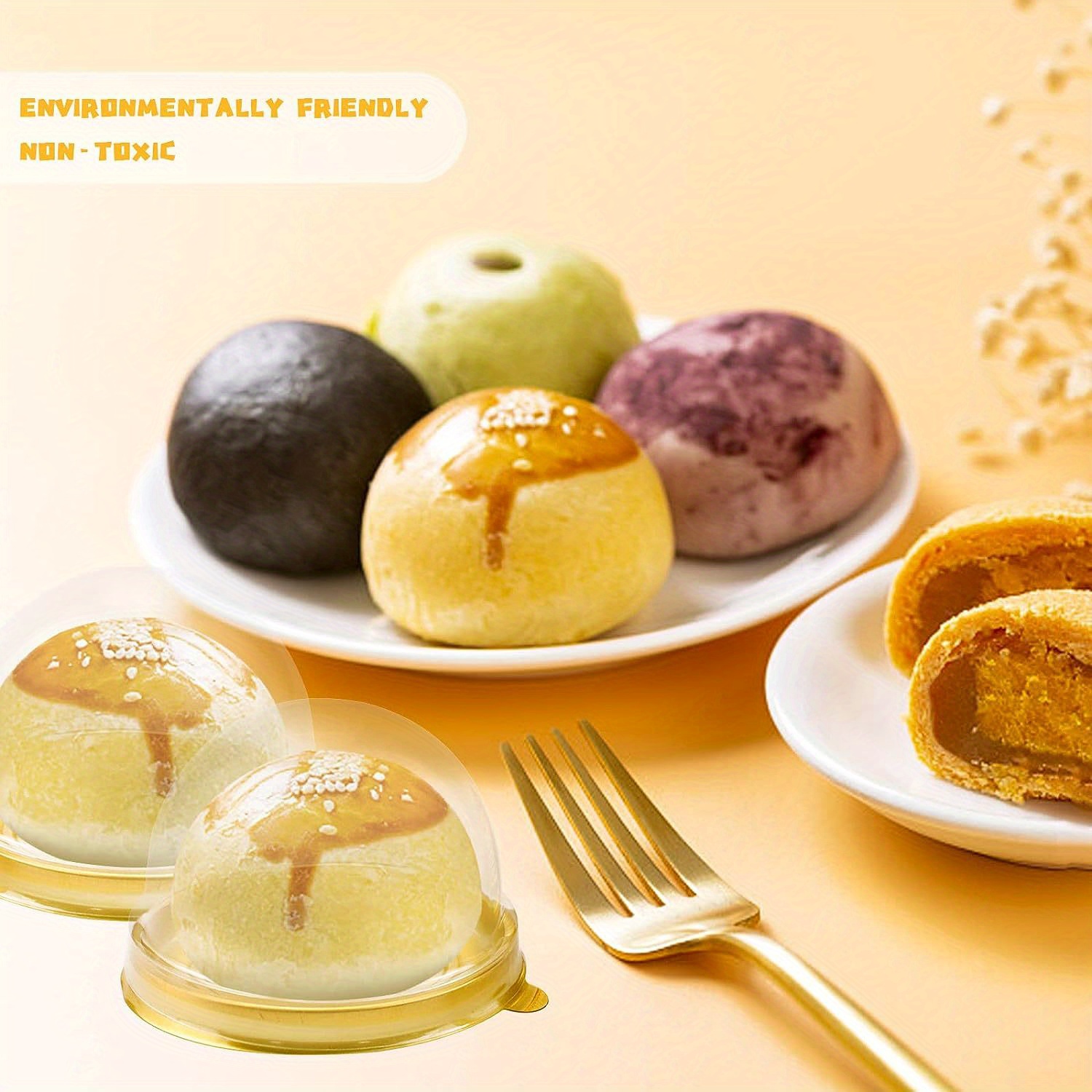 Clear Plastic Mini Cake Boxes Lids Round Cupcake Holders - Temu