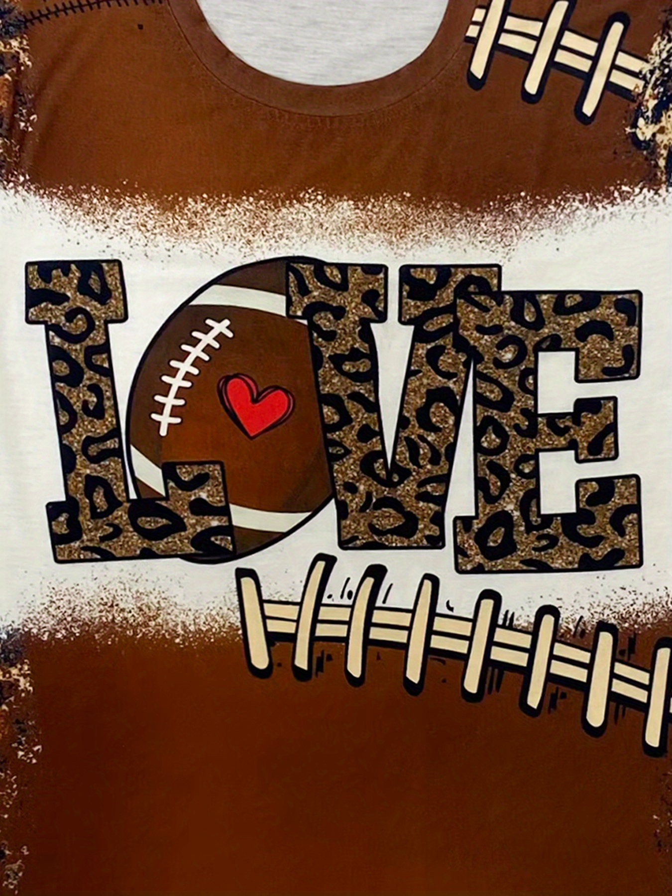 Rugby Letter Print Crew Neck T shirt Casual Short Sleeve Top - Temu ...