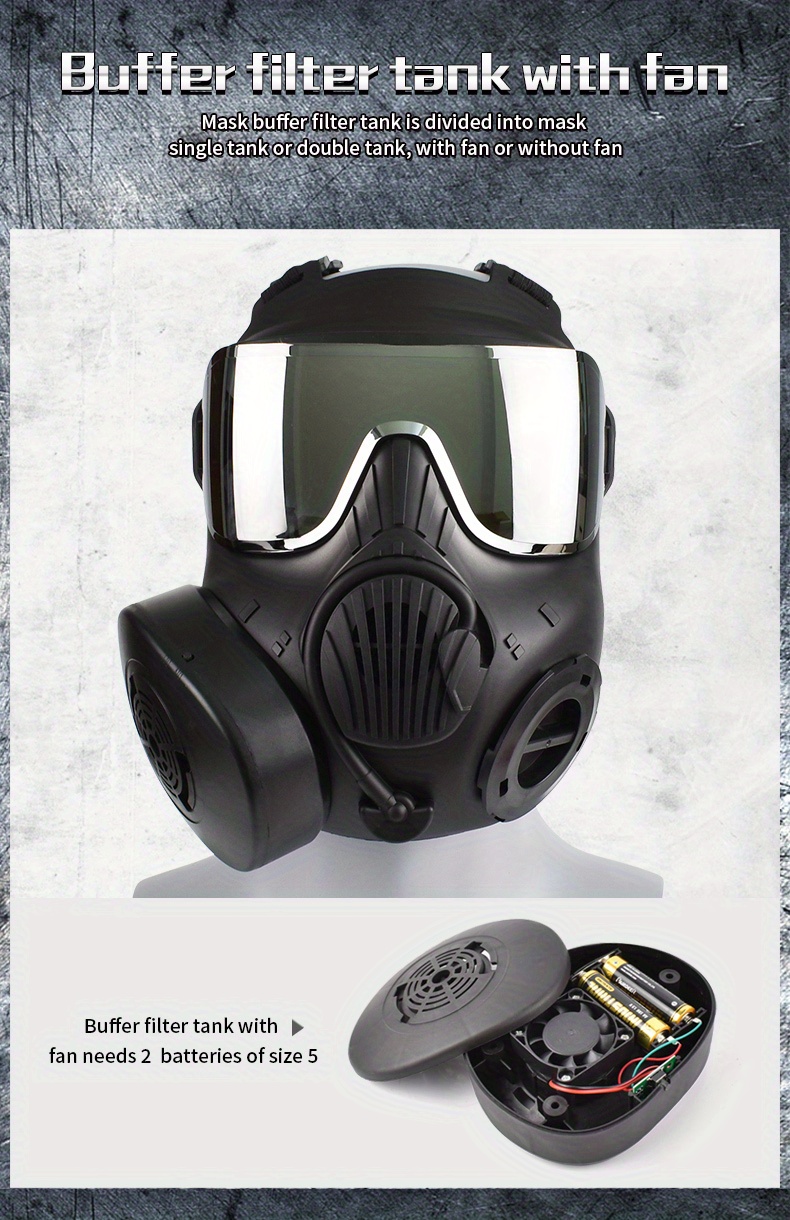 Breathable Airsoft Protective Mask Full Face Game Mask Bb - Temu