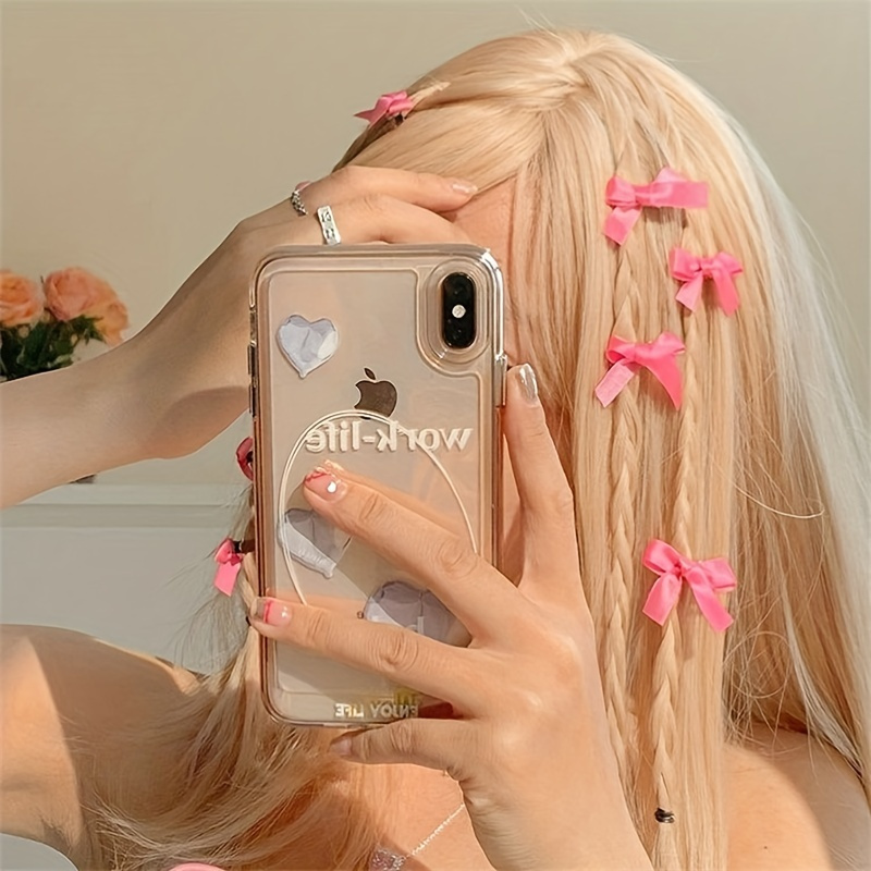 6 個ガールズ y2k ミニ弓ヘアピンヘアアクセサリーステージ 用 ギフトに最適 - Temu Japan