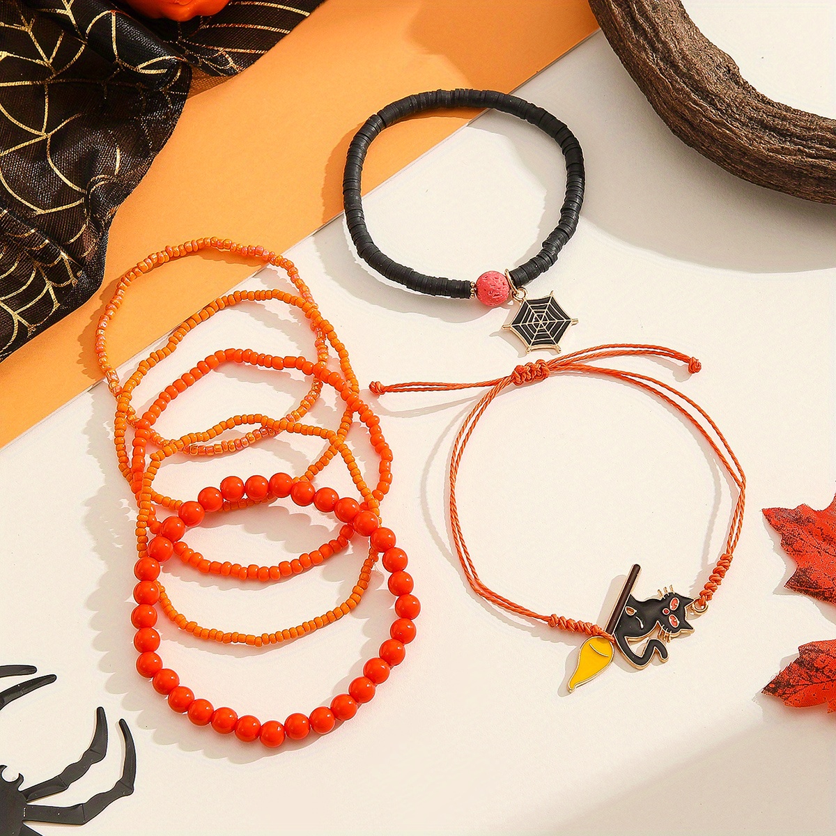 beaded anklet set boho style ankle bracelet halloween - Temu Australia