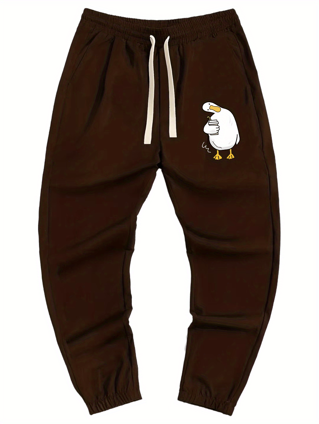 men's silly goose graphic print solid joggers - Temu Ireland