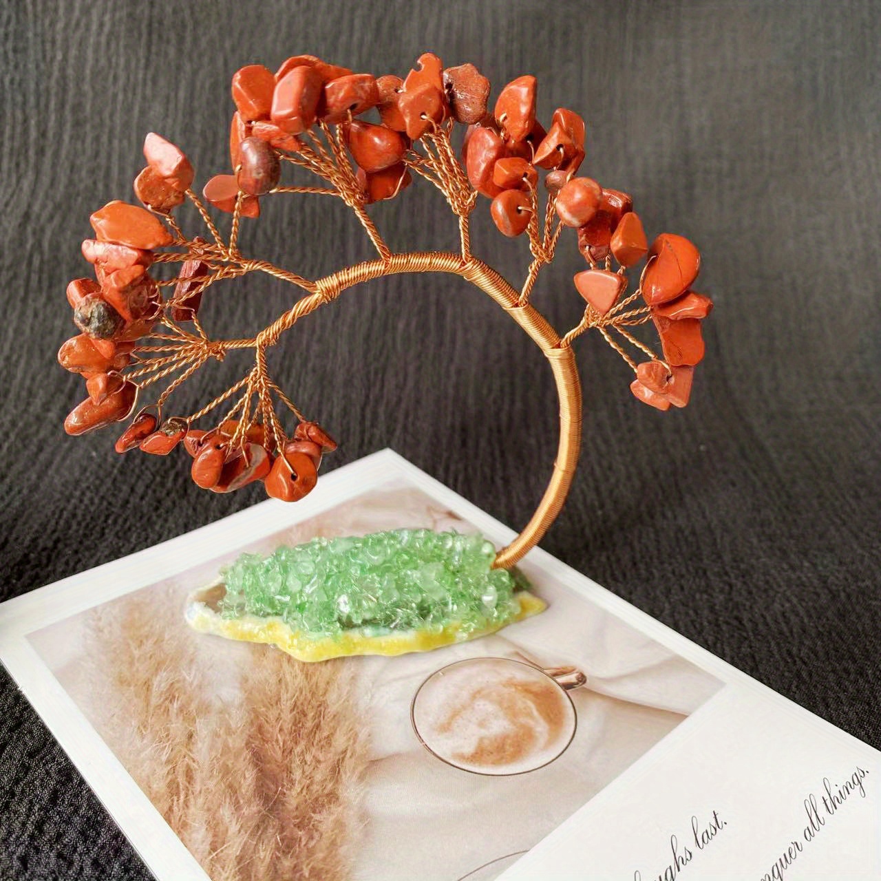 Natural Crystal Tree Original Crystal Bonsai Home - Temu