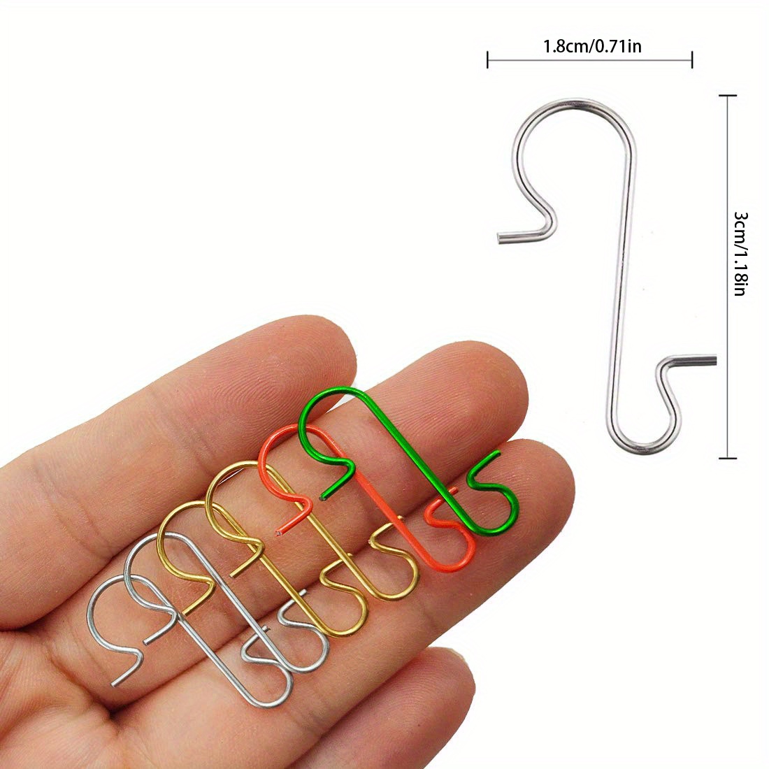 Christmas Ornament Golden Hooks Xmas Ornament Hangers Metal - Temu ...