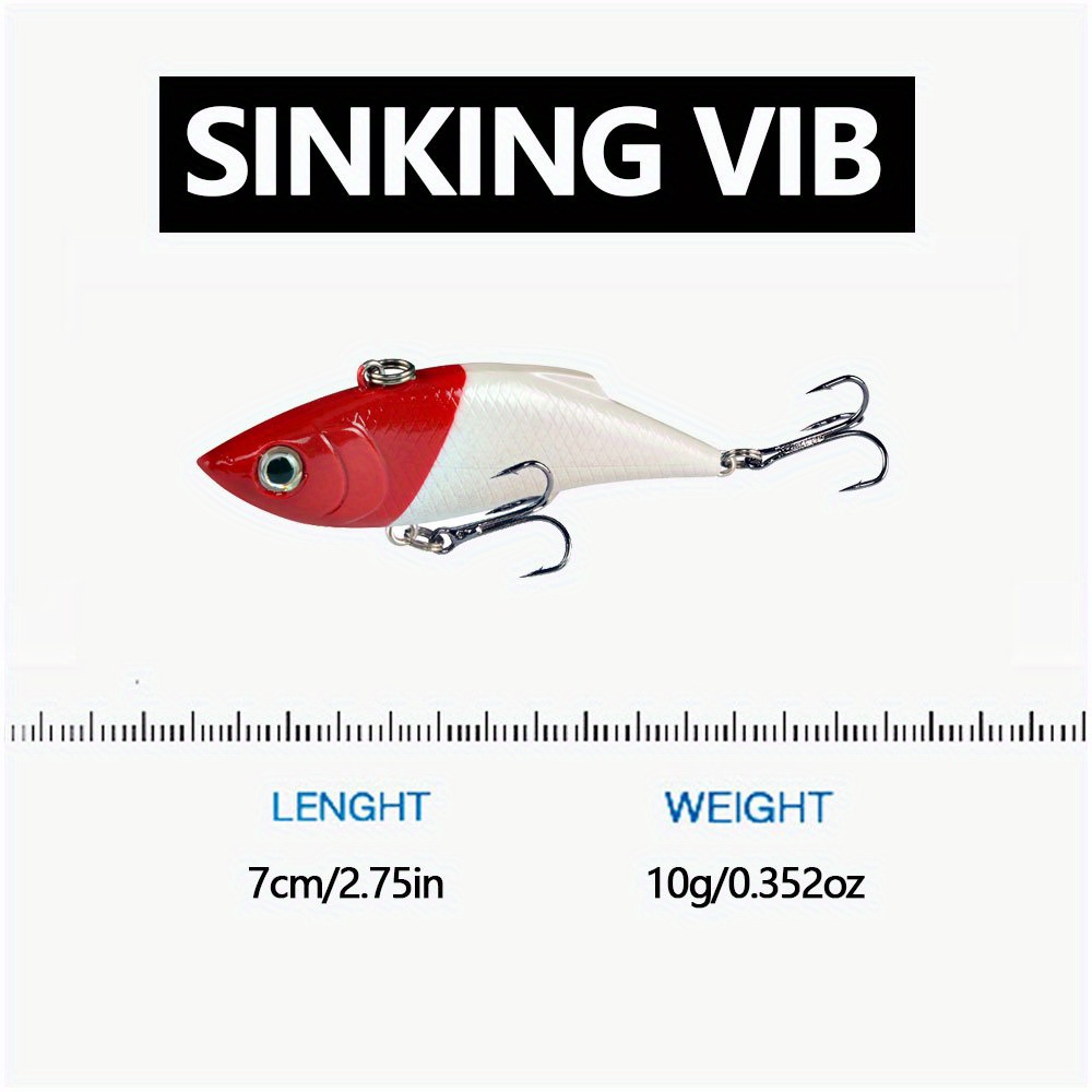 Lifelike Vib Fishing Lure Hard Bait High Quality Bass - Temu United Kingdom