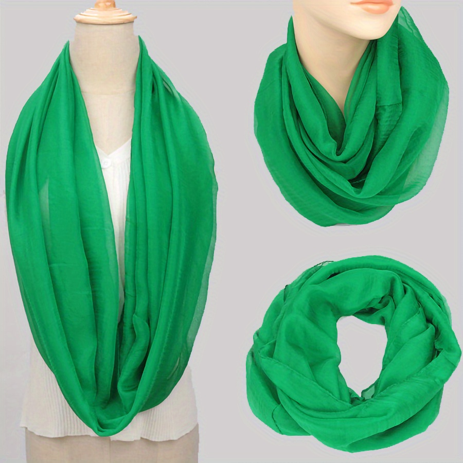 Lightweight Versatile Basic Scarf Ultra Thin Breathable - Temu United ...