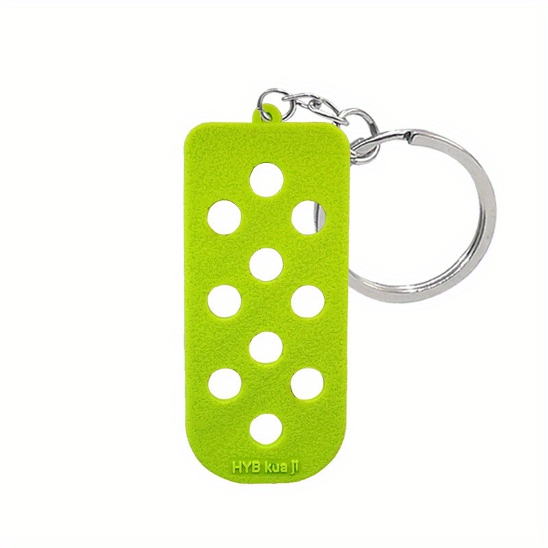 Cartoon Key Chain Eva Fluorescent Hole Keychain Beach Bag Backpack ...