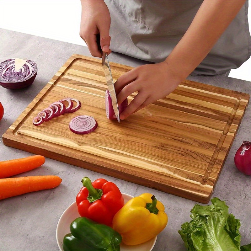 Chopping Board Acacia Wood Cutting Board Back Handle Non - Temu Netherlands