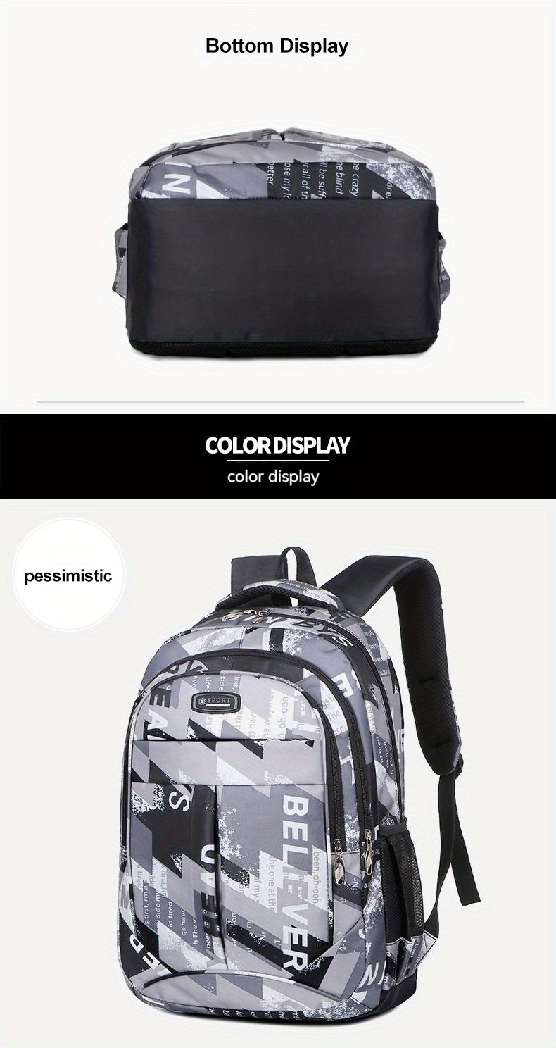 new oxford cloth backpack casual large capacity backpack - Temu New Zealand