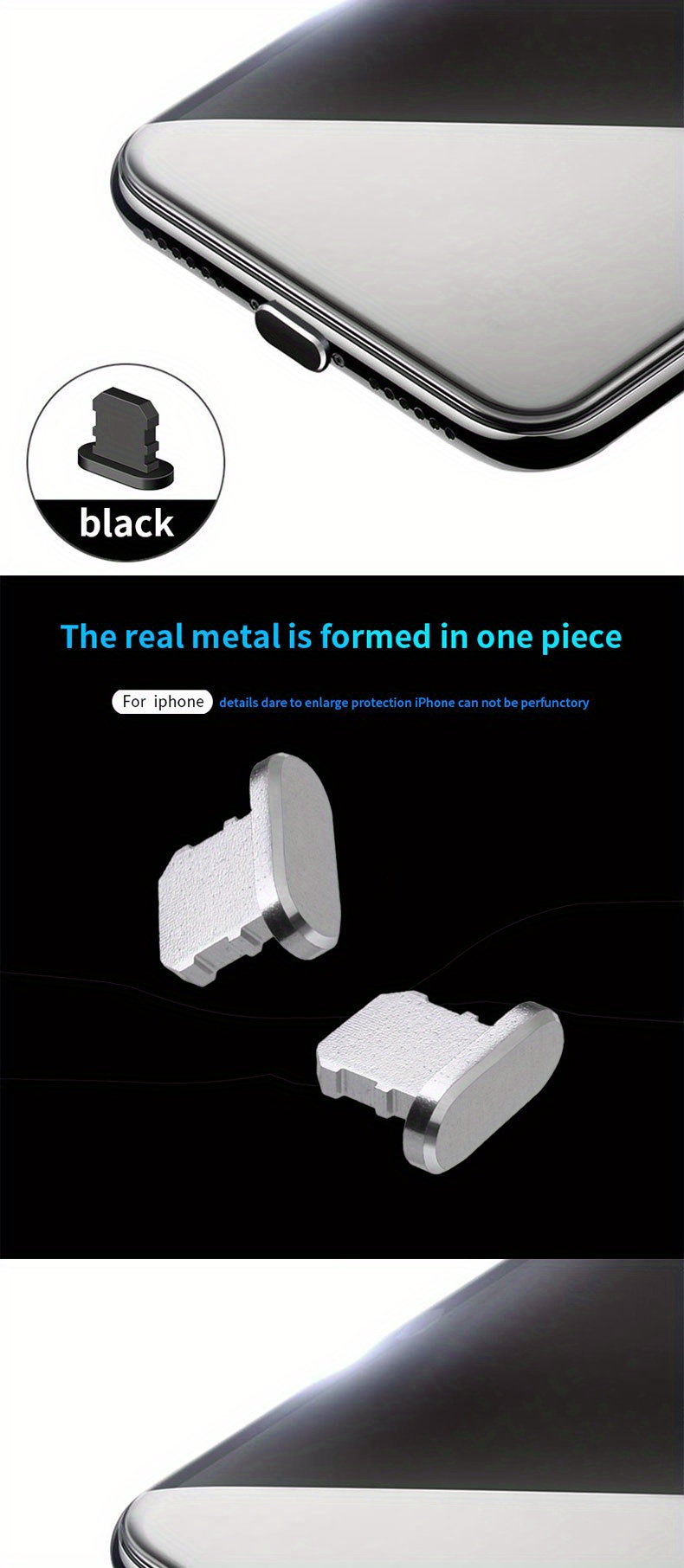 Suitable Iphone Usb Dust Plug Mobile Phone Charging Port - Temu Canada