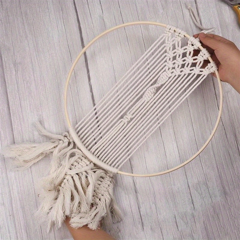 Wide Bamboo Diy Embroidery Wooden Embroidery Hoop Embroidery - Temu