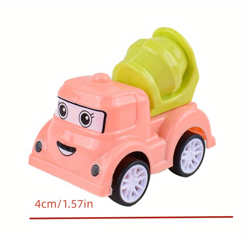 Children Mini Toy Car Cartoon Trailer Car Model Boy Pull - Temu Australia