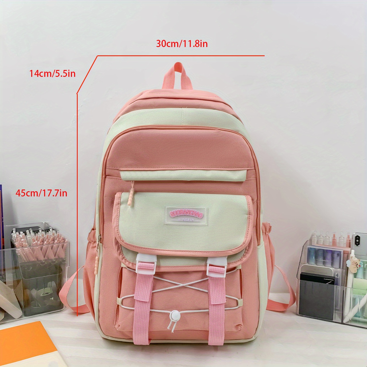 Kawaii Laptop Backpack Set Aesthetic Preppy Style Travel - Temu Netherlands