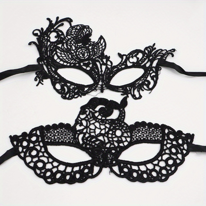 Halloween Party Accessories, 12-constellation Black Lace Mask,christmas ...