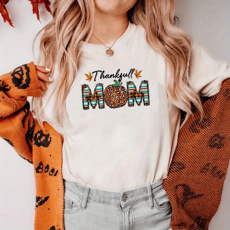 Mom Thanksgiving Pumpkin Fall Iron Transfer Patches Autumn - Temu New ...
