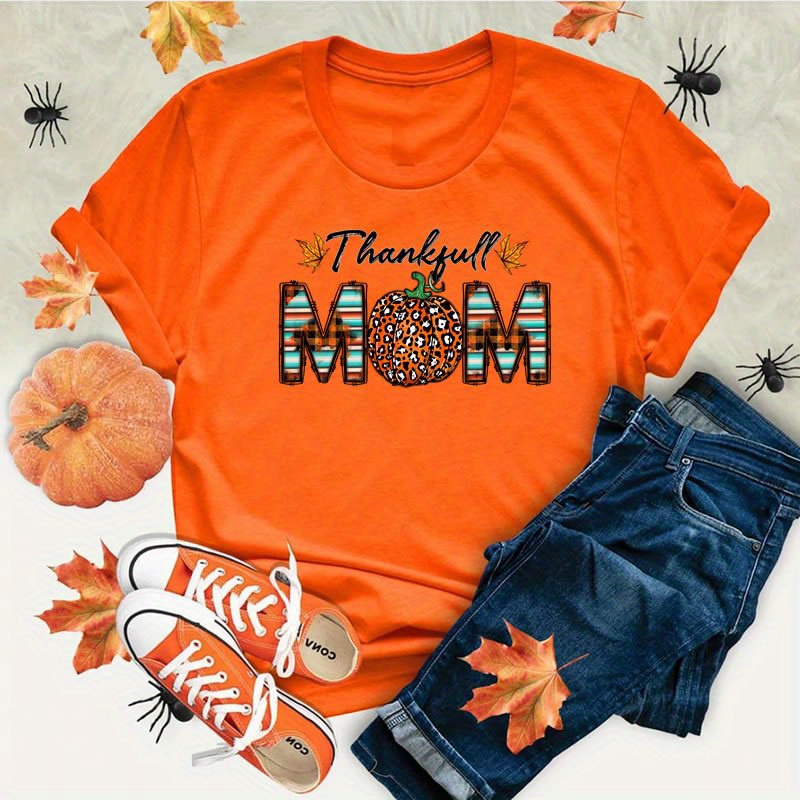 Mom Thanksgiving Pumpkin Fall Iron Transfer Patches Autumn - Temu New ...