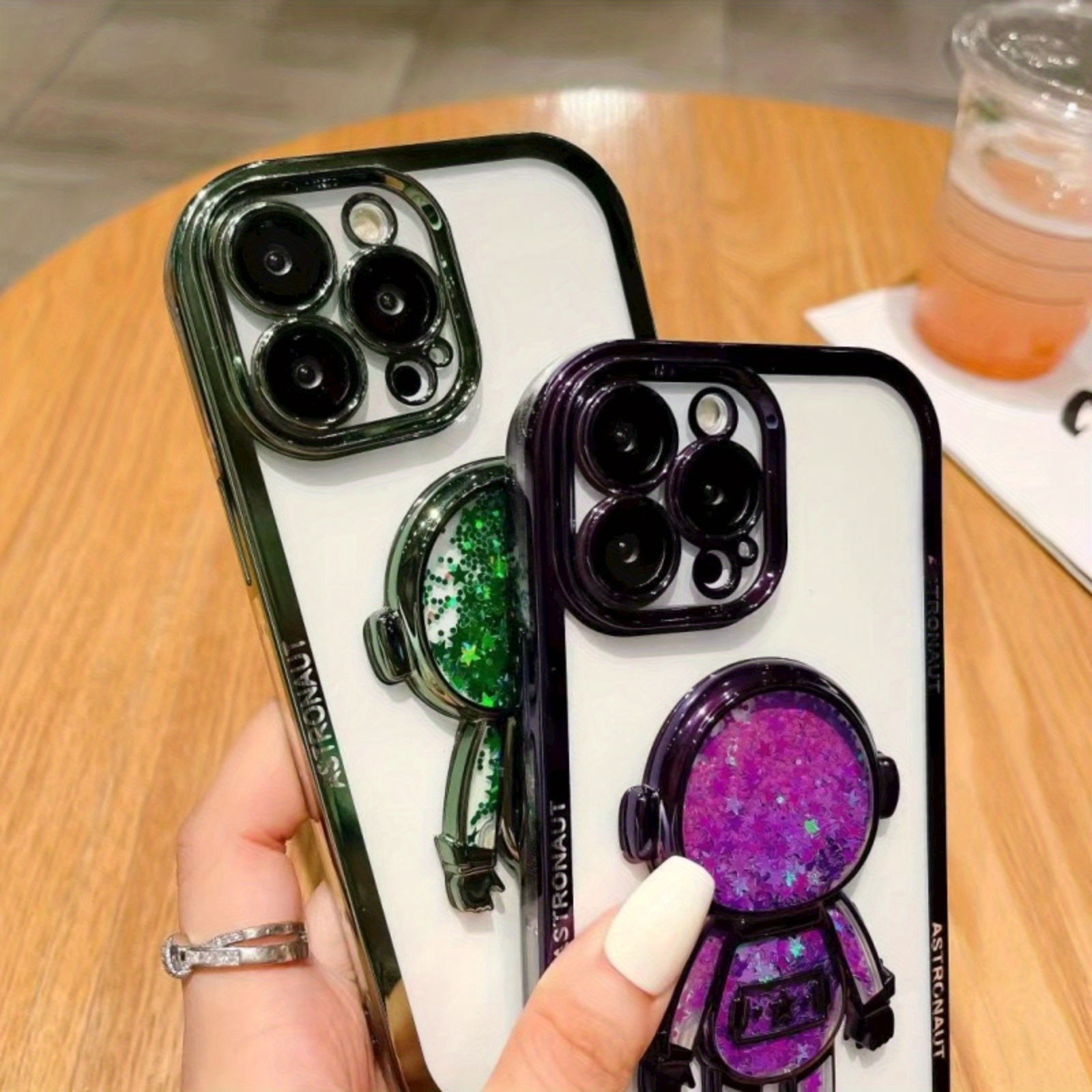 Astronaut Quicksand New Style Protective Phone Case A - Temu Australia