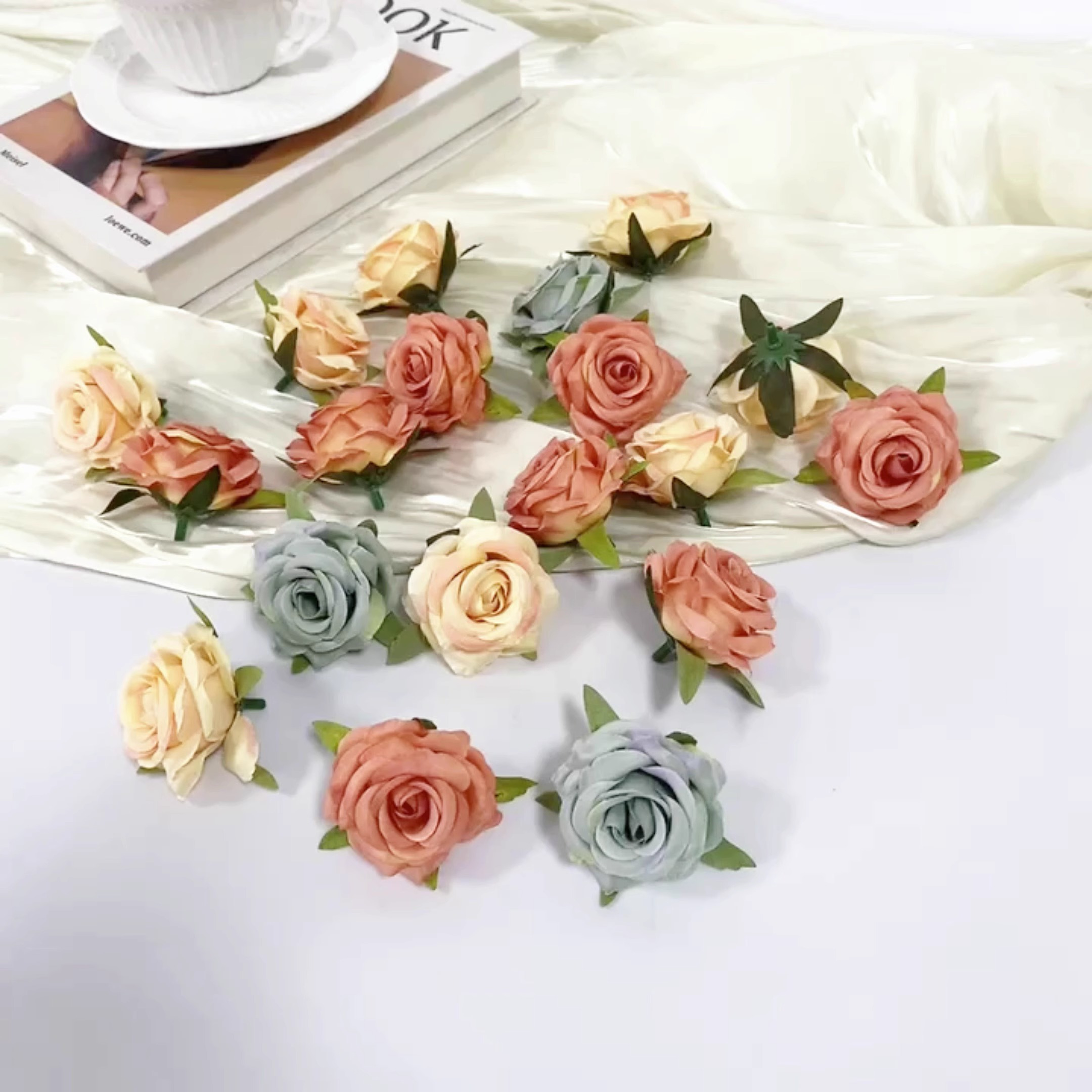Rose Artificial Flower Flower Home Decor Wedding - Temu Canada