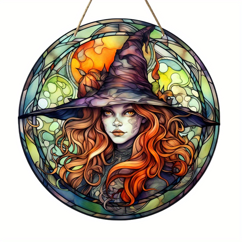 Self created Enjoy Life Halloween Witch Wooden Sign - Temu United Kingdom