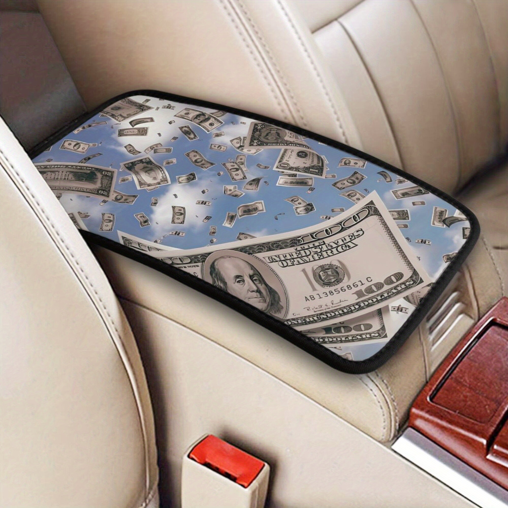 Car Arm Cover Printed Waterproof Anti slip Organizer Car - Temu New Zealand