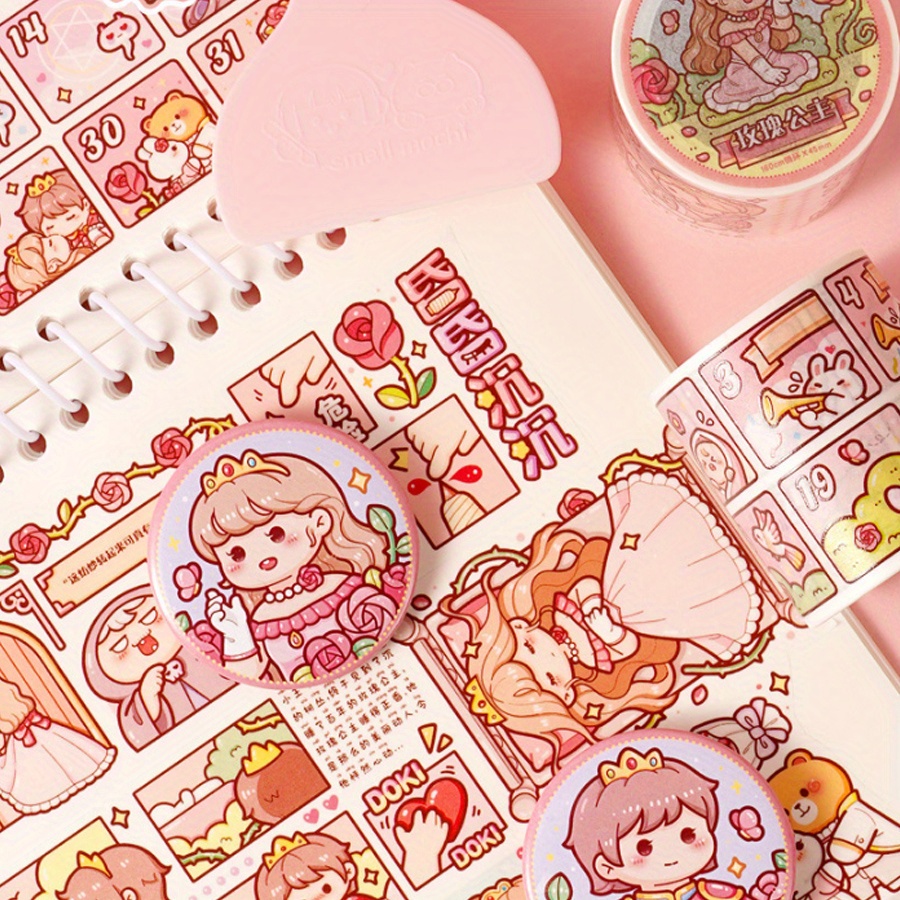 Special Oil Washi Tape Series Fresh Cute Character - Temu Ireland