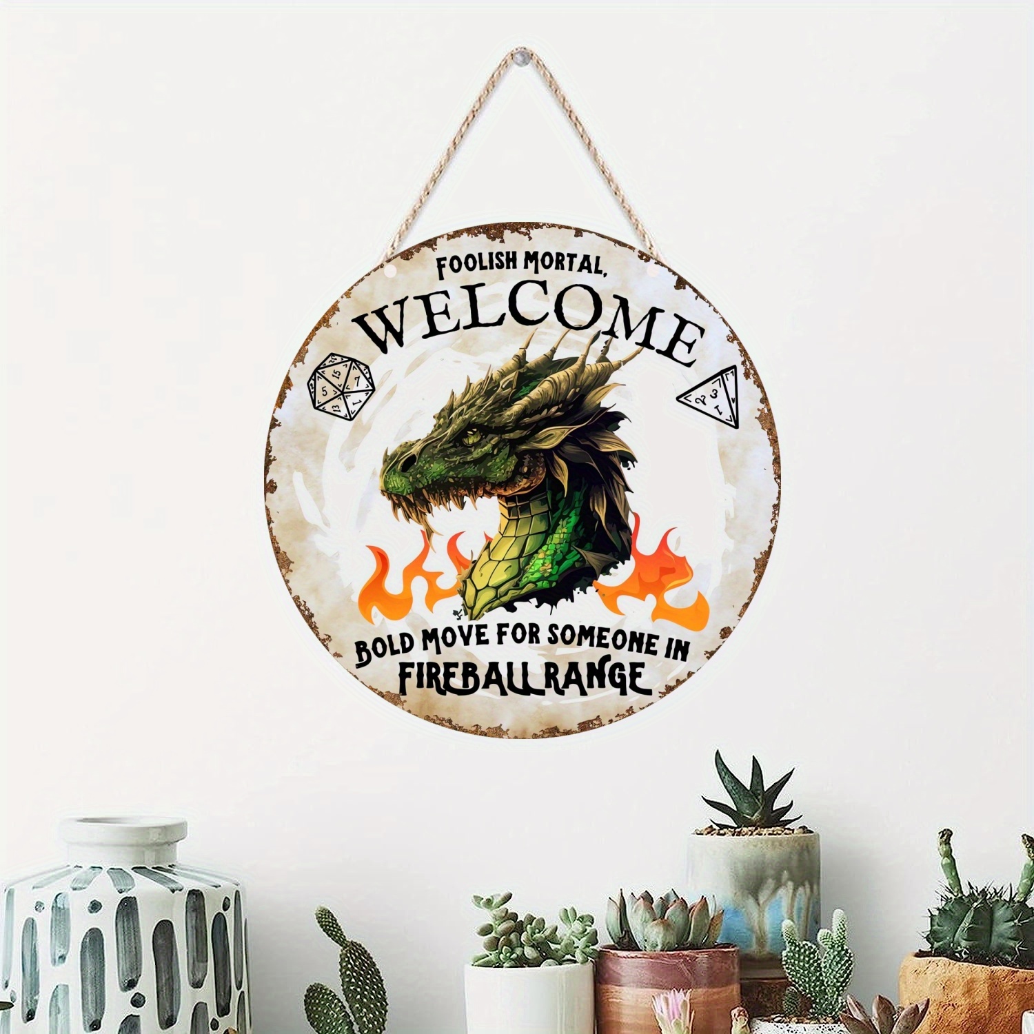 Dungeons N Dragons Gifts Wood Sign Dnd Room Decor Dnd - Temu