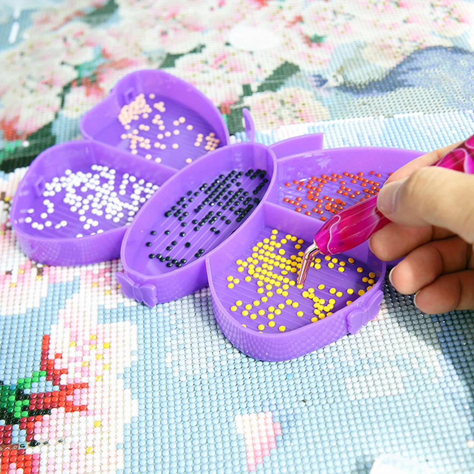 Diy Diamond Painting Tool Set Butterfly Multifunctional Flip - Temu ...