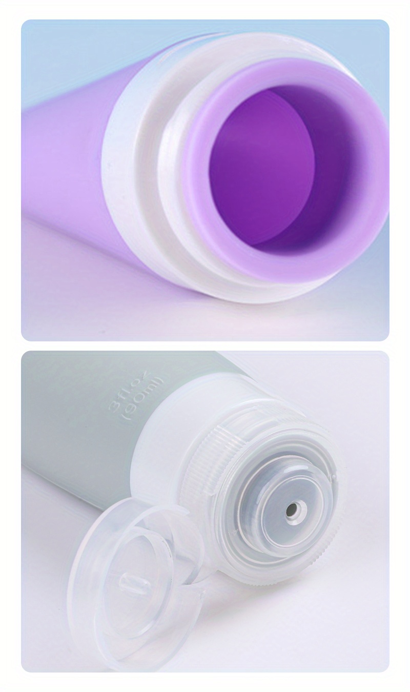 Refillable Silicone Travel Bottles Set Leak Proof - Temu Norway