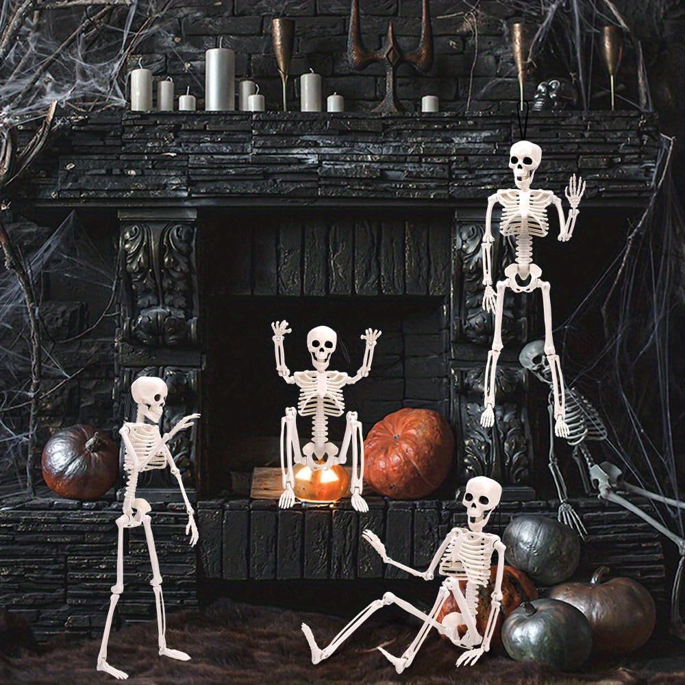 Halloween Skeleton Decoration full Body Posable Halloween - Temu