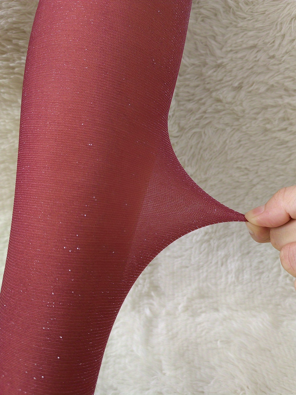 Opaque Elastic Tights High Waist Slim Footed Pantyhose - Temu United ...