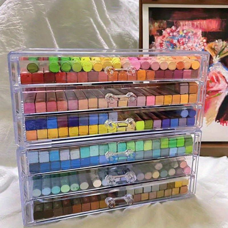 5 layer Plastic Desktop Cosmetic Drawer Storage Box - Temu