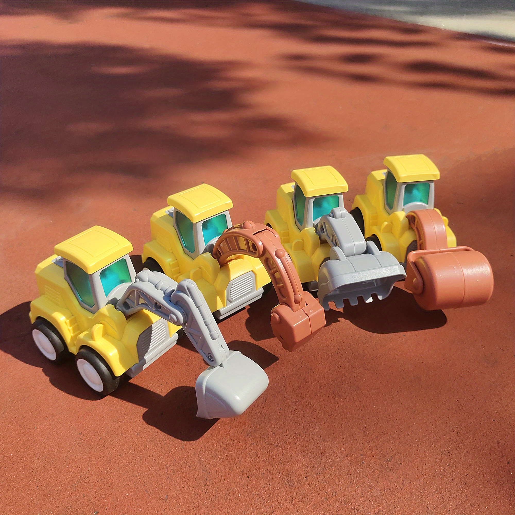 Vehicles Press Go Toy Engineering Truck Colorful Cars Kids - Temu New ...