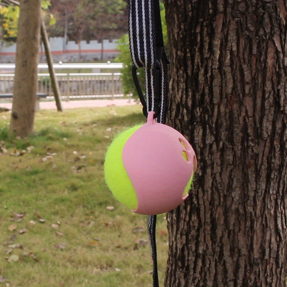 Hands free Pet Toy Tennis Ball Holder Pet Tennis Rack Toy - Temu ...