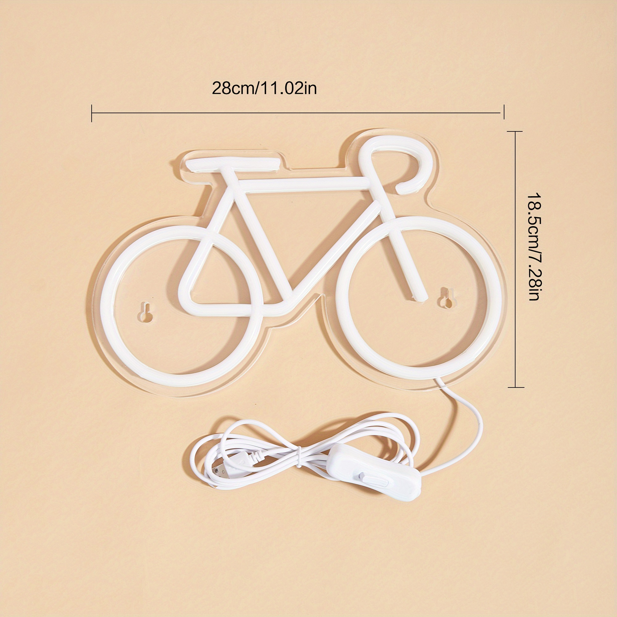 Bicycle Led Neon Sign Wall Table Decor Light Signs Usb - Temu New Zealand