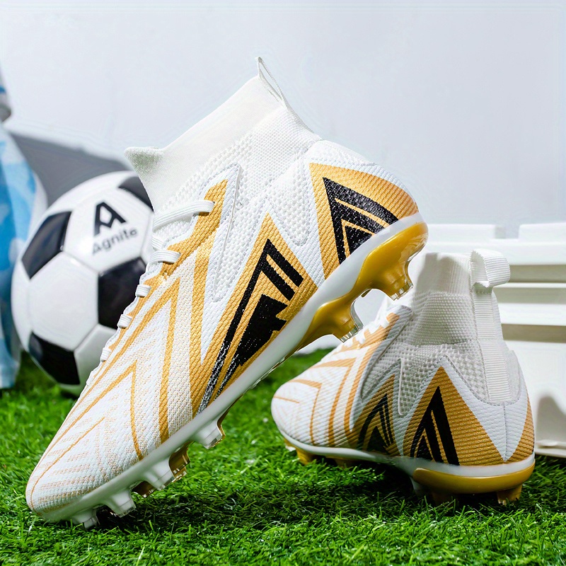 Mens High Top Fg Football Boots Professional Outdoor Anti Skid ...