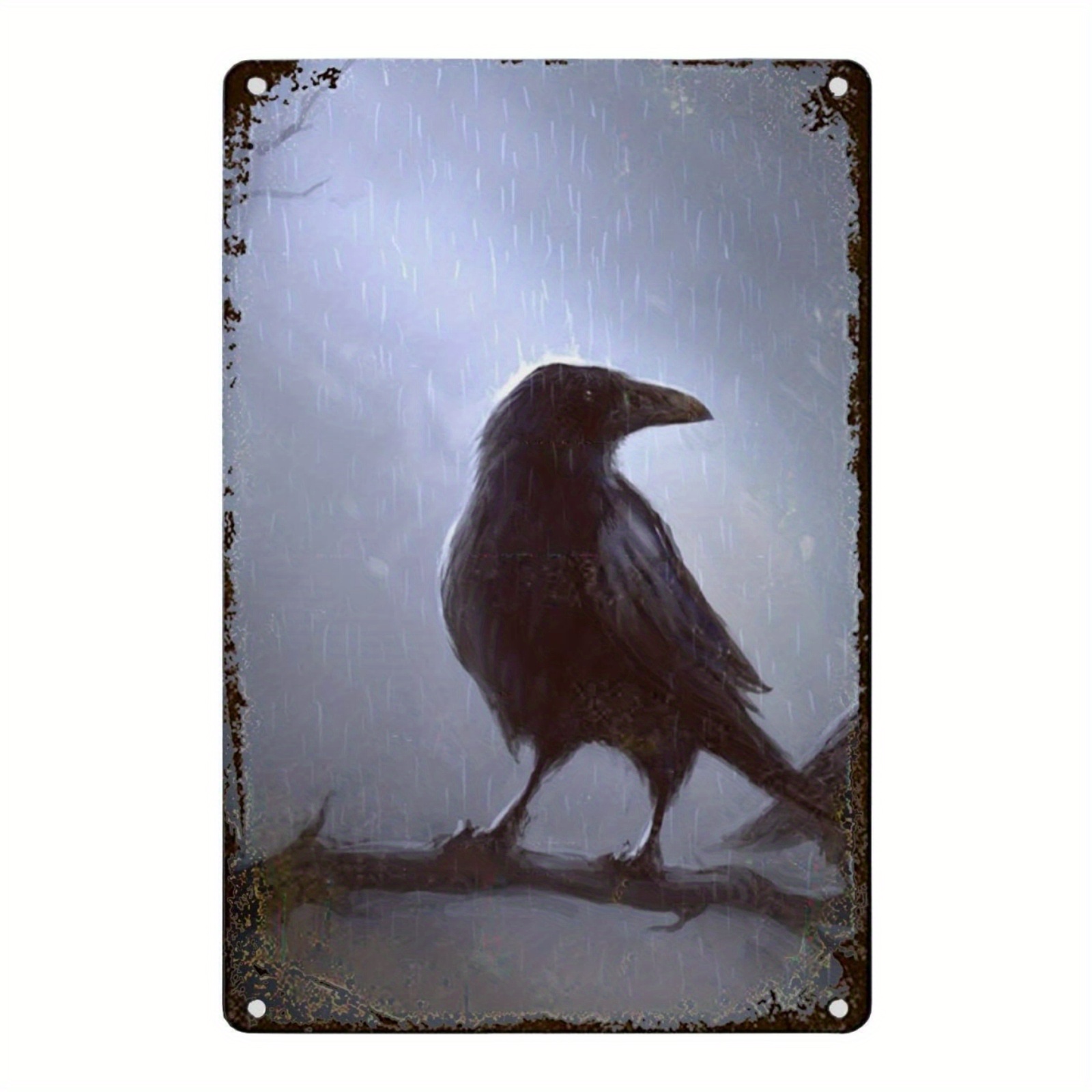 Birds Branch Picture Novelty Sign Vintage Metal Tin - Temu Norway