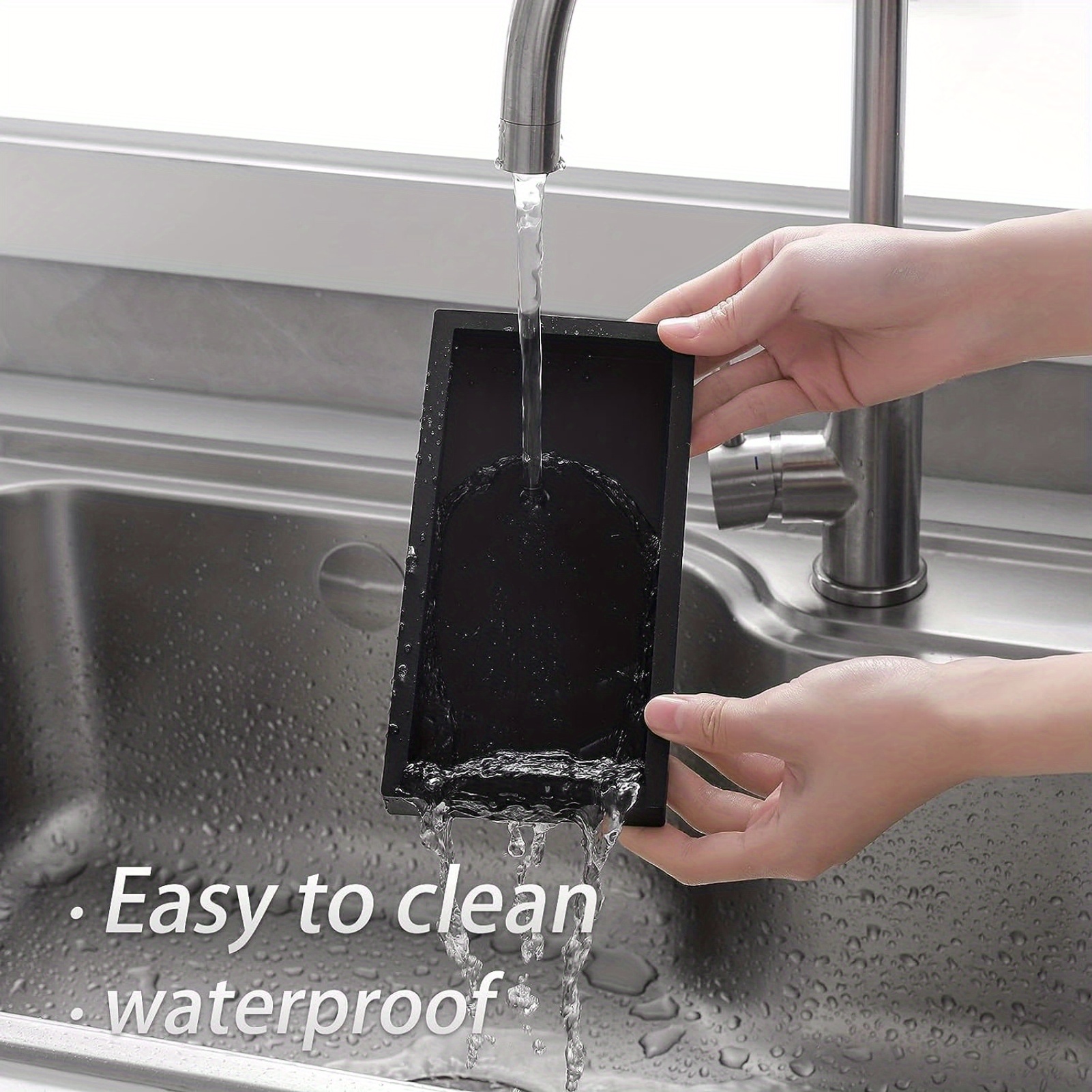 Countertop Vanity Tray Shatterproof Silicone Countertop - Temu United ...