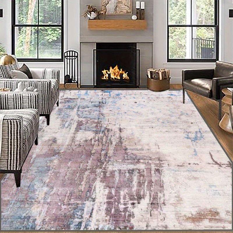Fleece Living Room Bedroom Area Carpet Large Hand Wash - Temu United ...