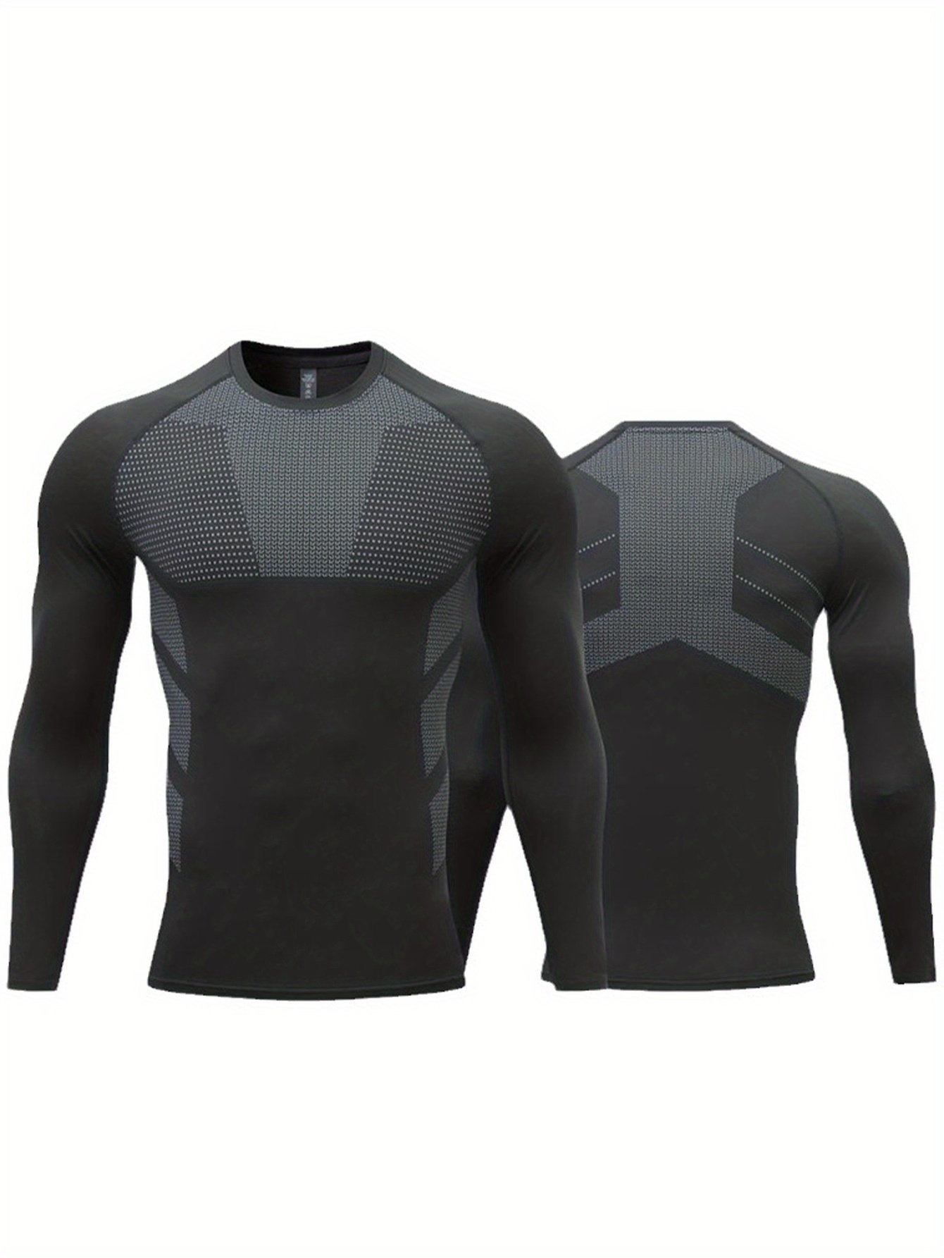 Men's Quick Drying Long Sleeve Round Neck T shirt Men's High - Temu Kuwait