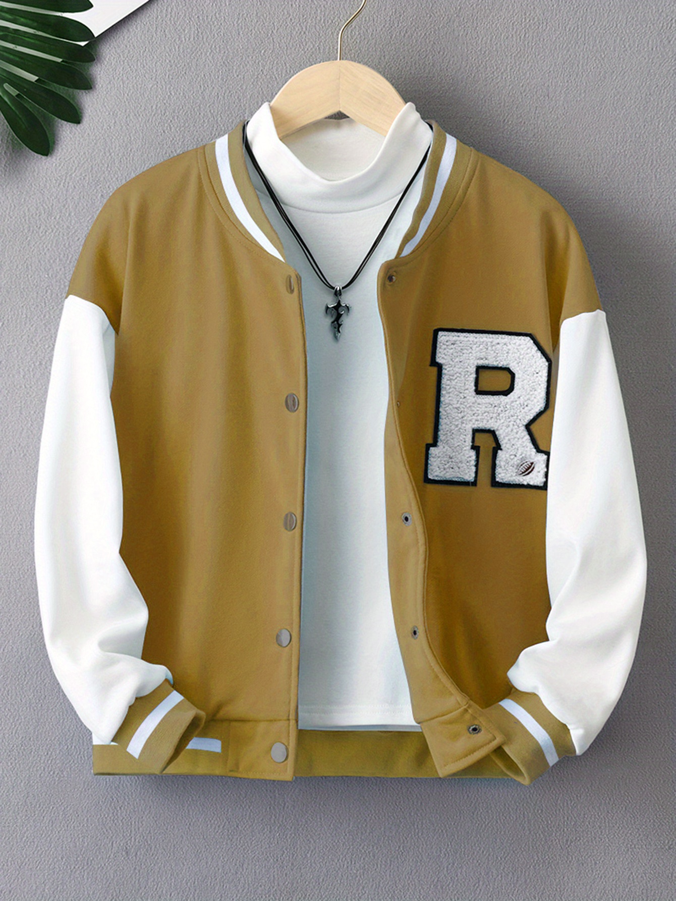 Girls Letter 'r' Embroidery Long Sleeve - Temu Norway