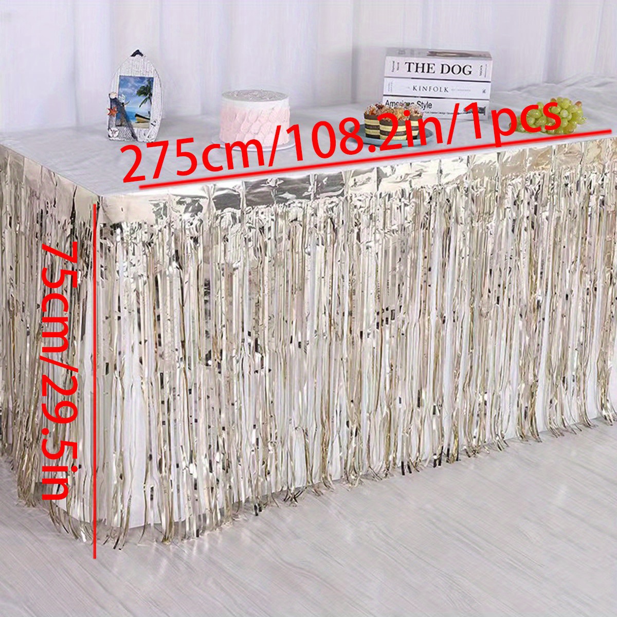 Rain silk Ribbon Around Table Party Backdrop - Temu New Zealand