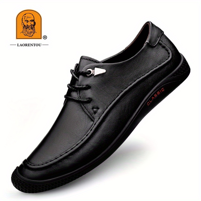 Mens Derby Shoes Casual Walking Shoes Lace Up Front Shoes For Men