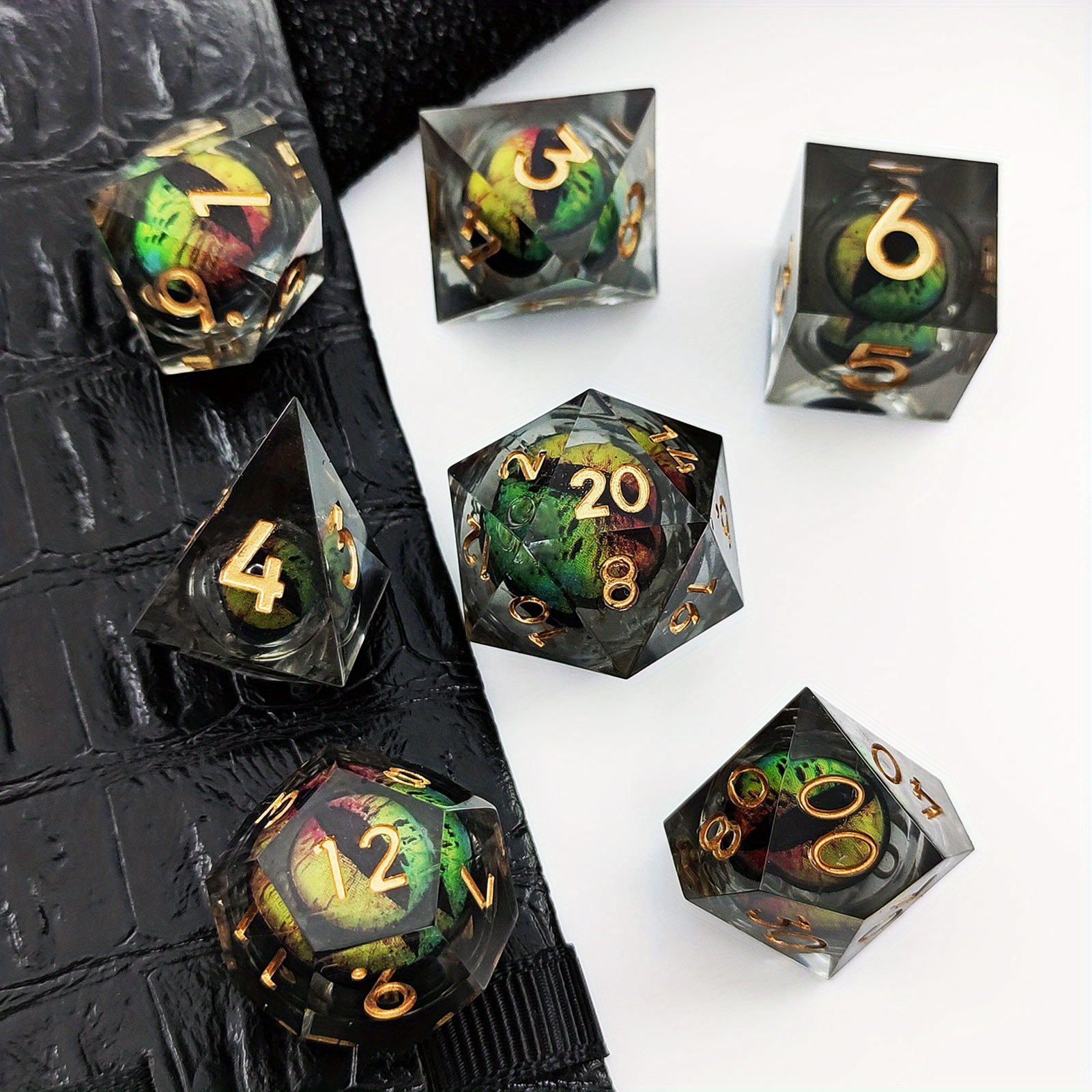 Dragon's Eye Dice Set Resin Dice Flowable Liquid Dragon's - Temu Canada