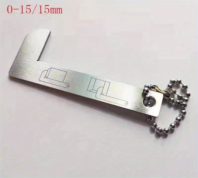 Stainless Steel Chamfer Gauge Right Angle Ruler Measuring - Temu United ...