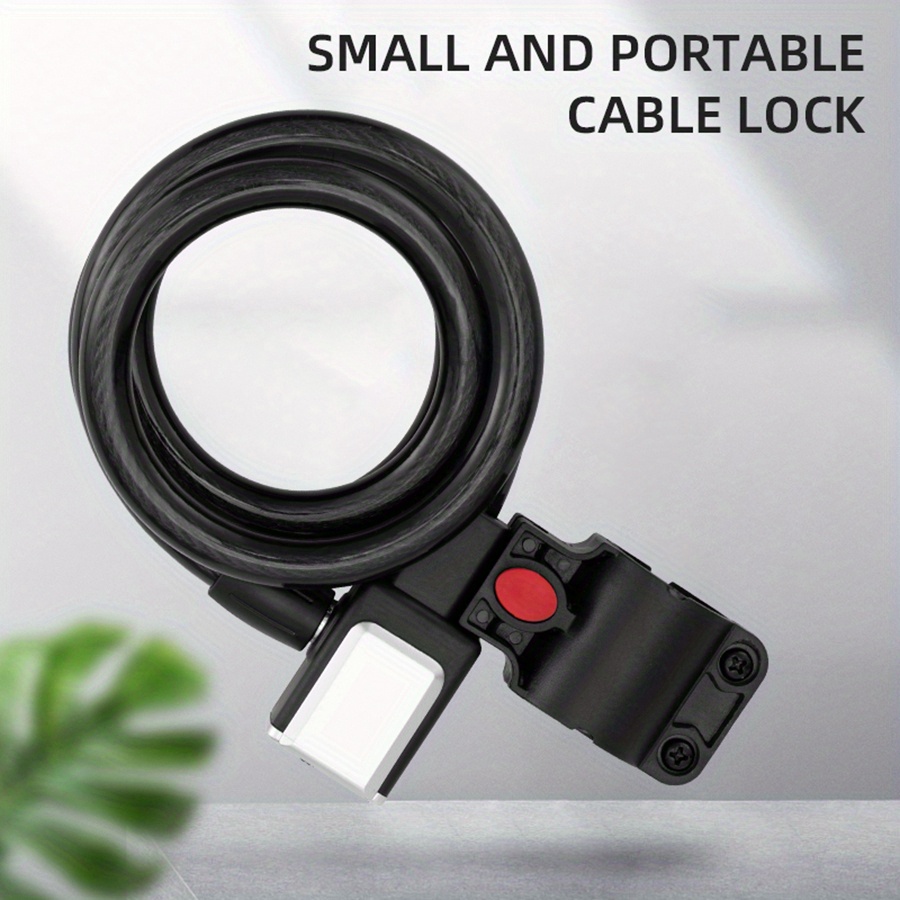 Bicycle Lock, Mountain Bike Lock, Anti-theft Thickened Steel Cable Lock ...