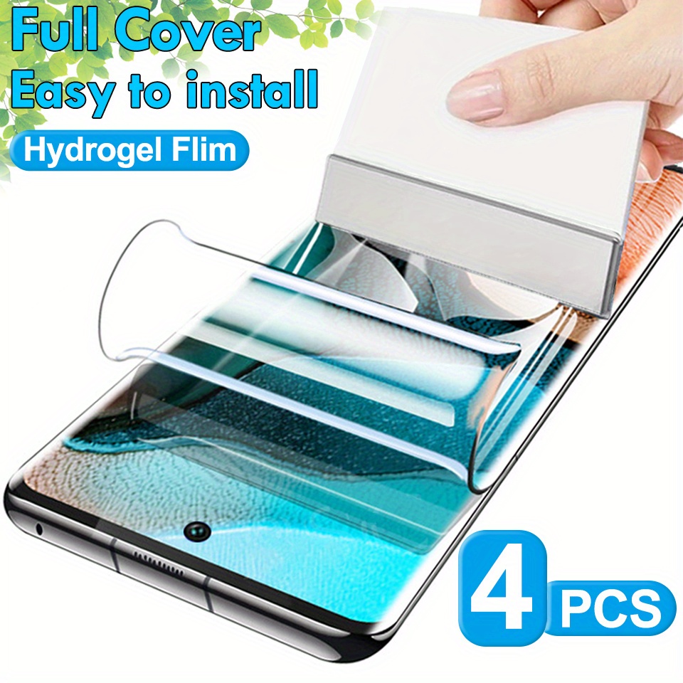 4 Stycken Mjuka Hydrogelfilmskärmskydd För Galaxy - Temu Sweden