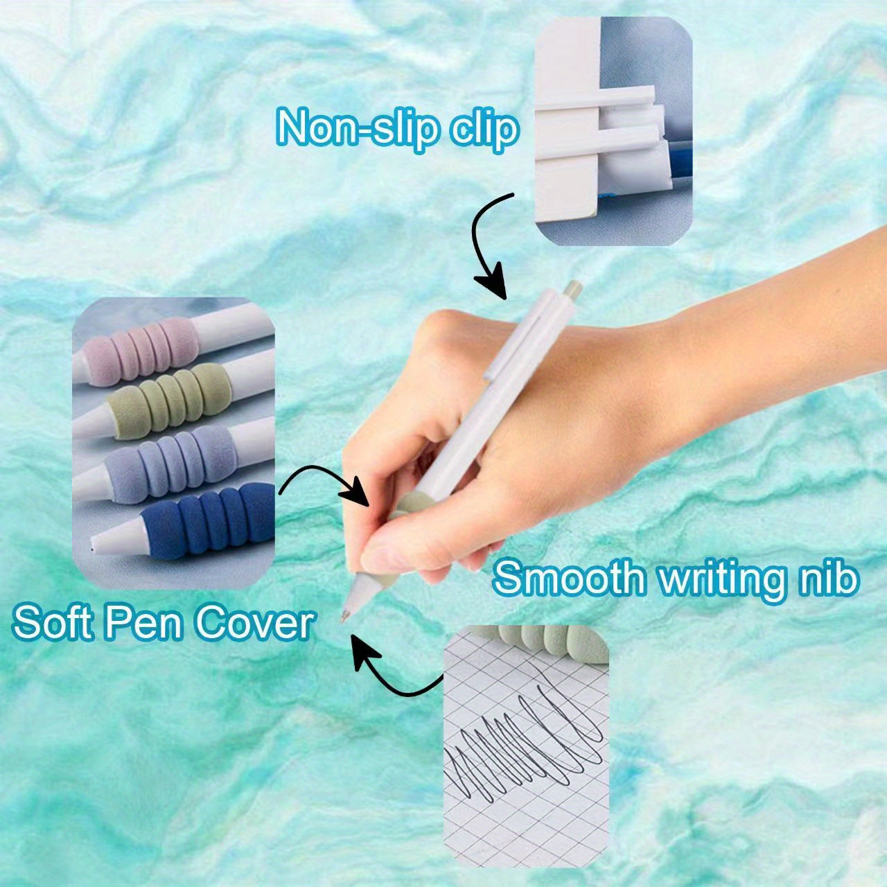 Tip Gel Pen Set: Cloud shaped - Temu Norway