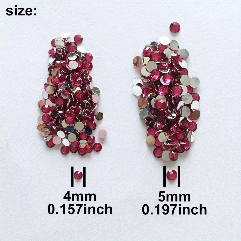 Sparkling Silver backed Resin Flat Back Loose Rhinestones - Temu
