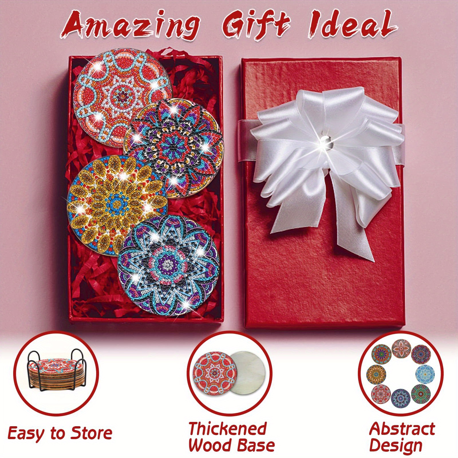 Diamond Paingting Coaster Dot Kit - Temu Australia